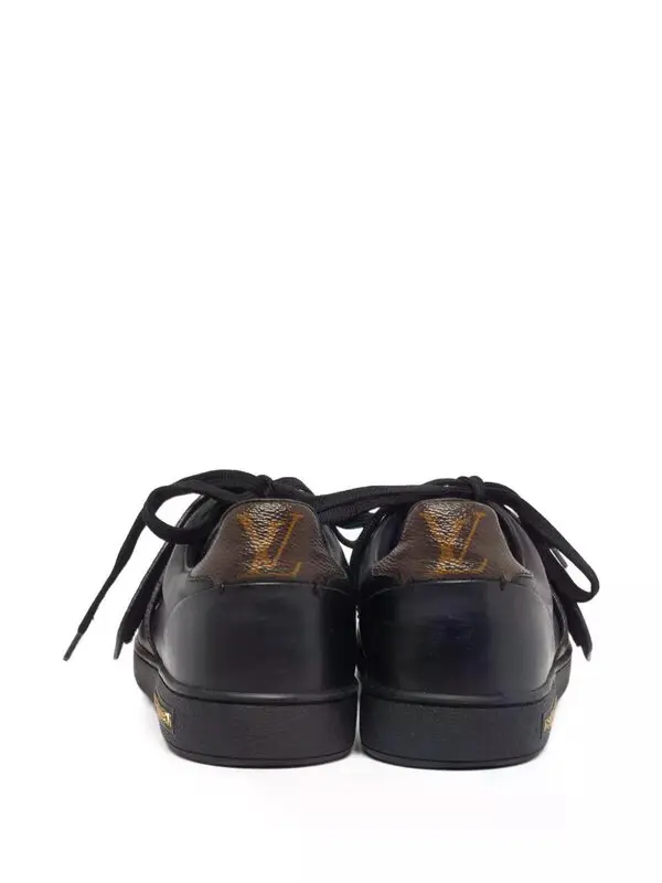 LOUIS VUITTON Monogram Canvas Studded Front Row Sneakers