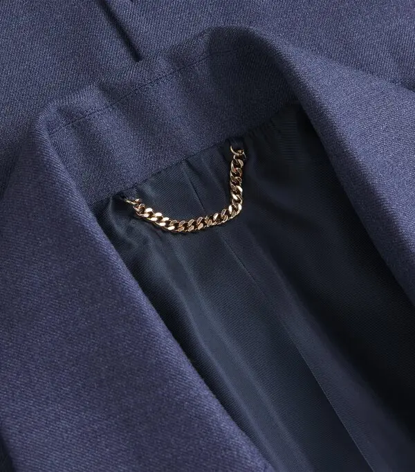 Victoria Beckham Katherine Single-breasted Blazer - Blue