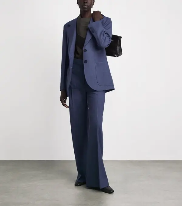 Victoria Beckham Alina Tailored Wide Leg Trousers