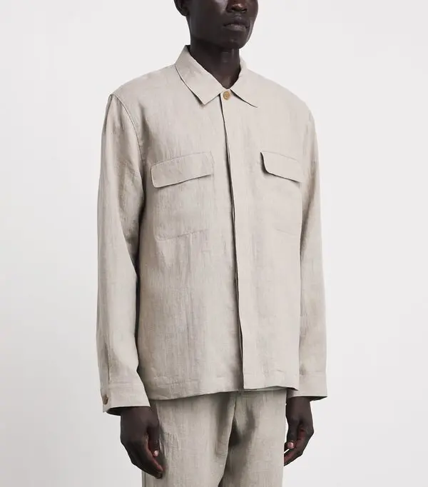 Sunspel Linen Overshirt