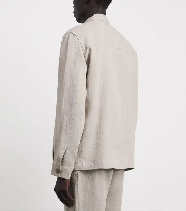 Sunspel Linen Overshirt