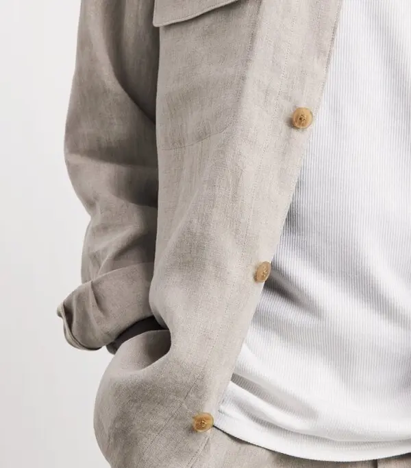 Sunspel Linen Overshirt