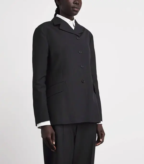 JIL SANDER Wool Gabardine Blazer