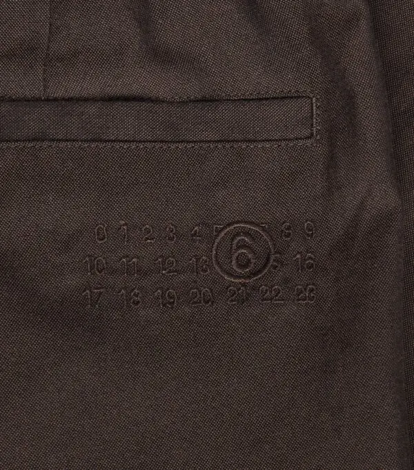 MAISON MARGIELA Virgin Wool-cotton Pleated Trousers