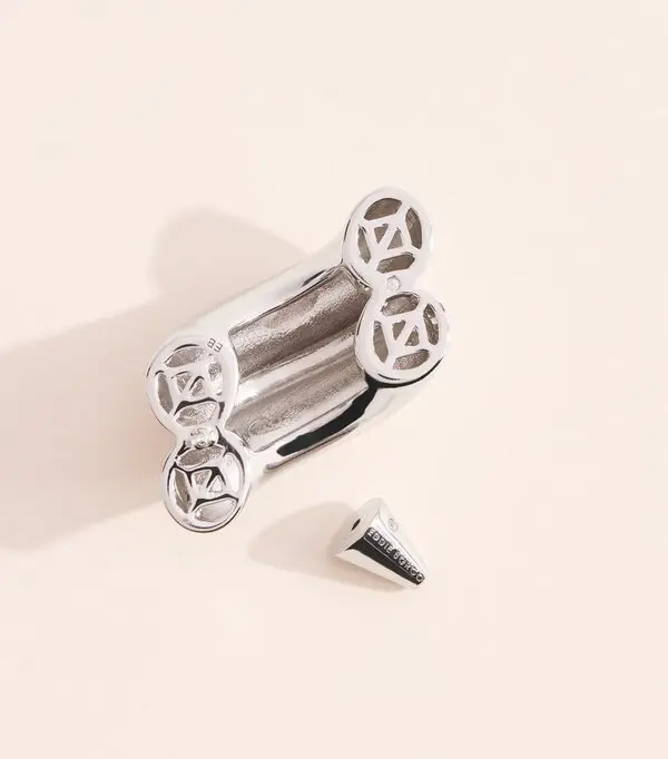 Eddie Borgo Plated Torsade Stud Earrings - Silver