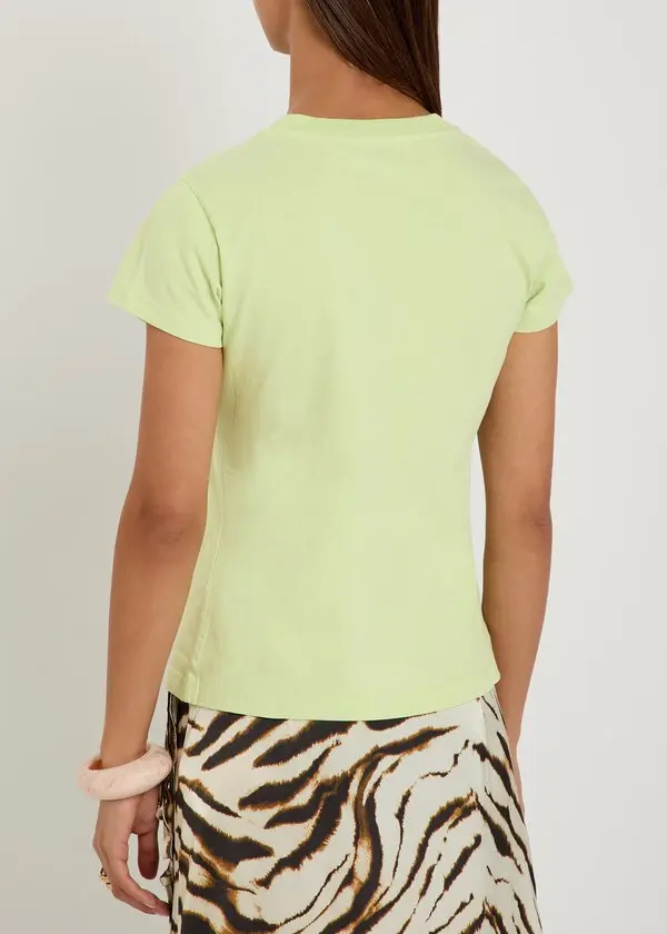 GANNI Printed Cotton T-shirt