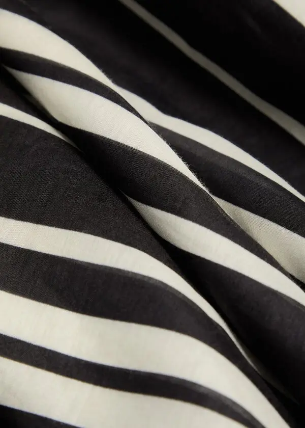 Tory Burch Striped Belted Kaftan Dress