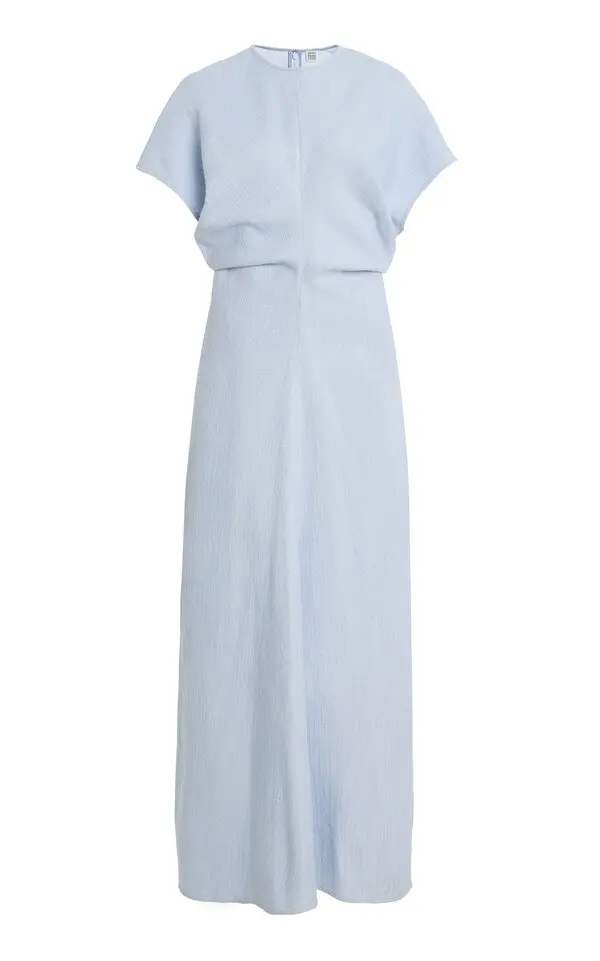 TOTEME Slouch Waist Maxi Dress - Blue