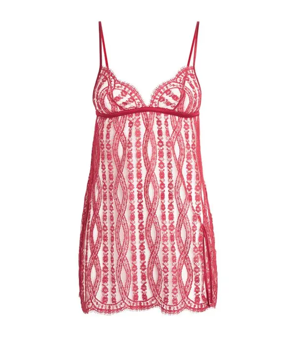 COCO DE MER Renata Lace Slip Dress