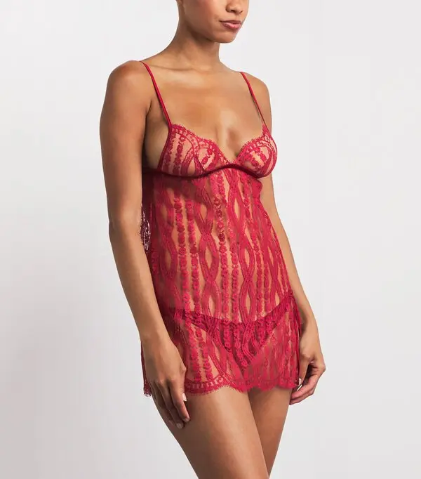 COCO DE MER Renata Lace Slip Dress