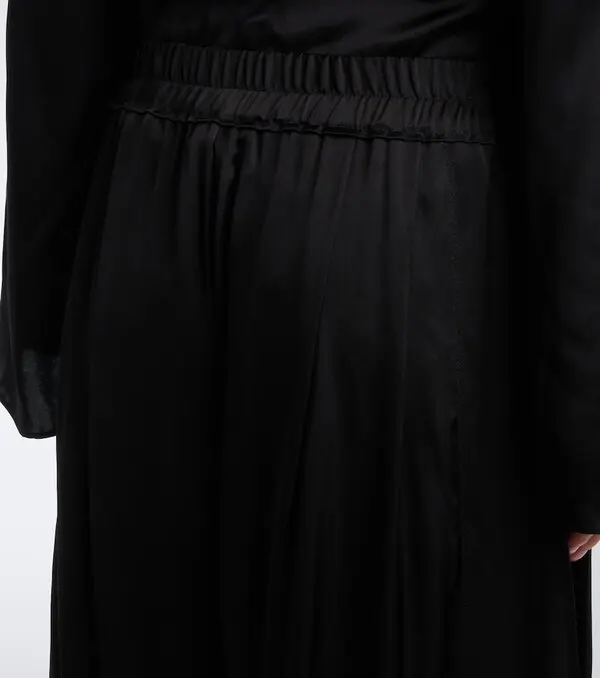 Isabel Marant Étoile Nolia Satin Wide-leg Trousers