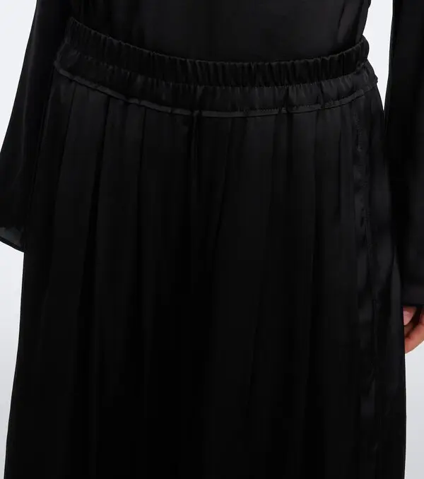 Isabel Marant Étoile Nolia Satin Wide-leg Trousers