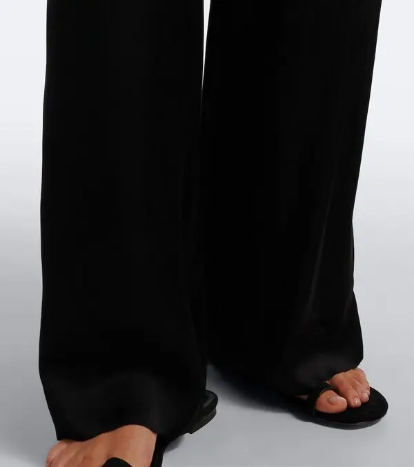 Isabel Marant Étoile Nolia Satin Wide-leg Trousers