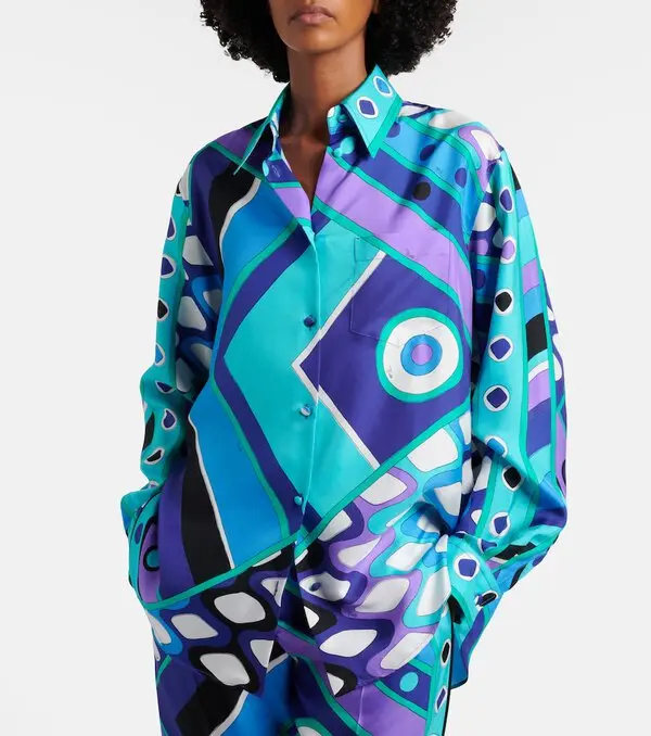 Emilio Pucci Silk Twill Shirt
