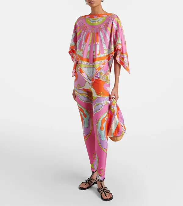 Emilio Pucci Orchidee Leggings