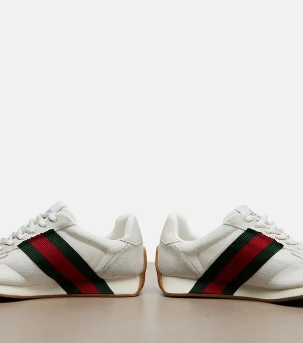 Gucci Tempo Suede-trimmed Sneakers