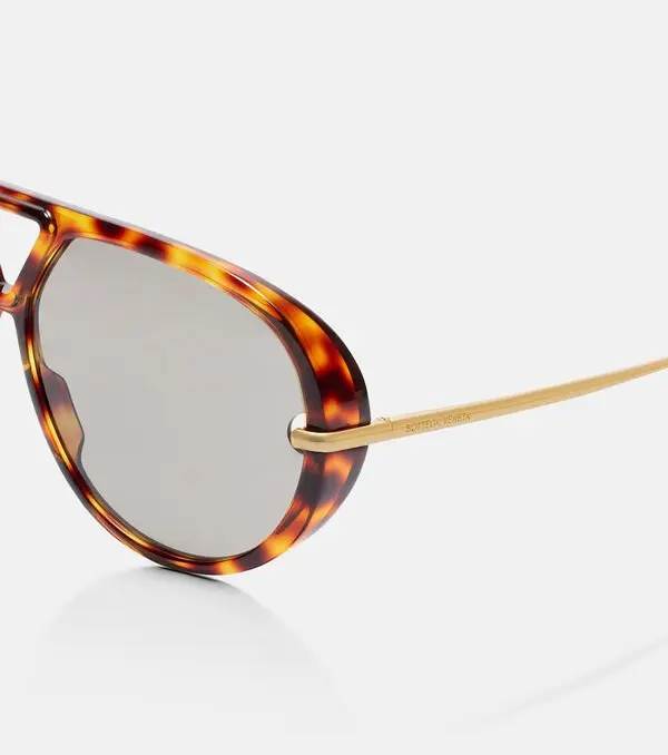 Bottega Veneta Classic Aviator Sunglasses