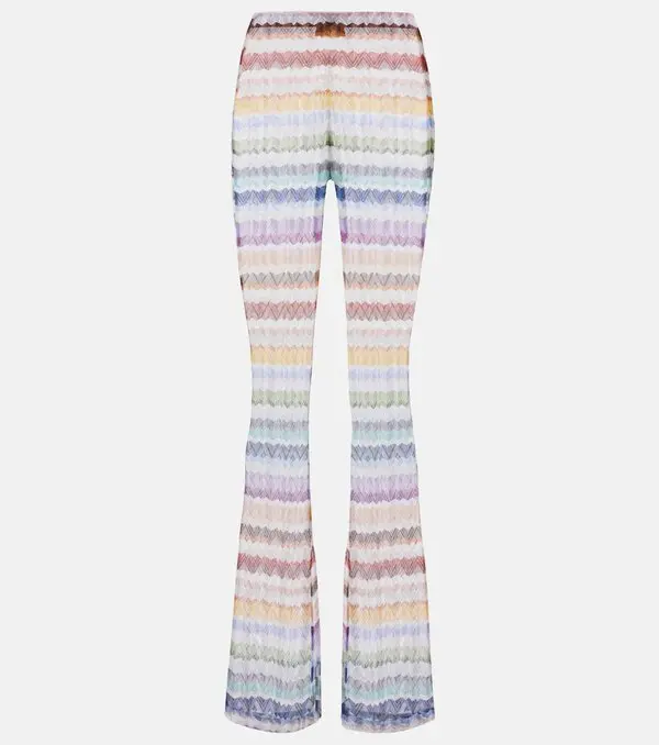 Missoni Zigzag Flared Pants - Multicoloured