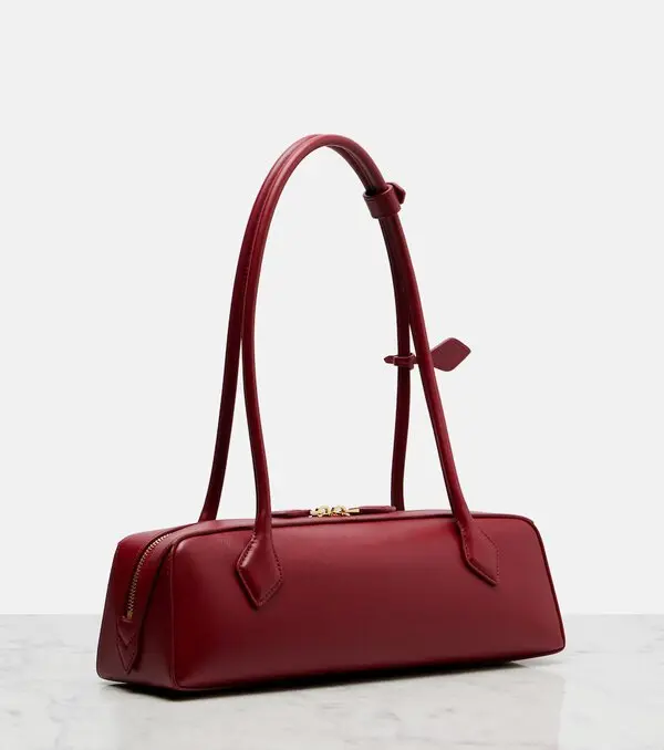 Alaïa Le Teckel Medium Leather Shoulder Bag - Red