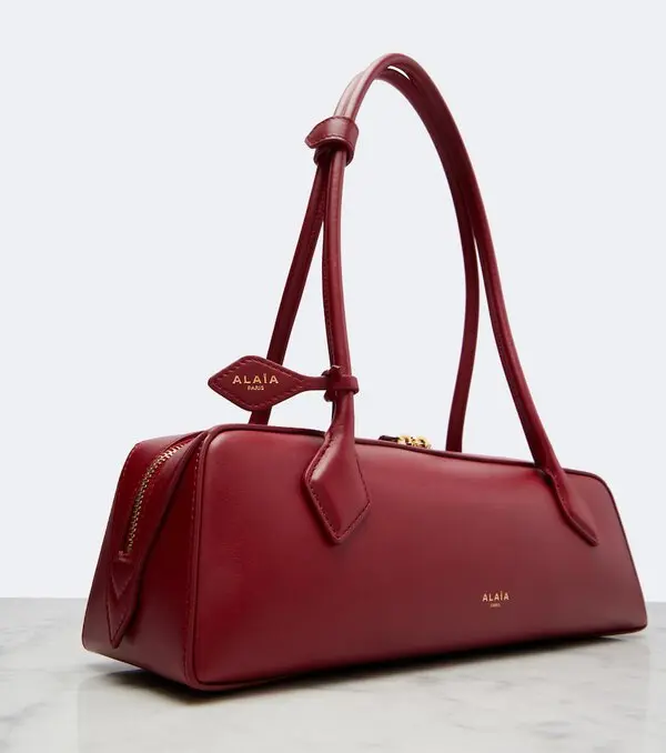 Alaïa Le Teckel Medium Leather Shoulder Bag - Red