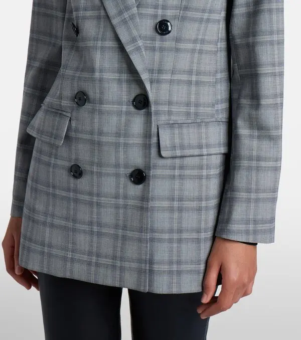Isabel Marant Étoile Prince Of Wales Check Wool-blend Jacket