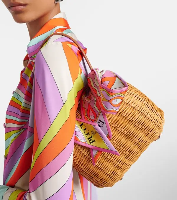 Emilio Pucci Printed Silk Twill Scarf
