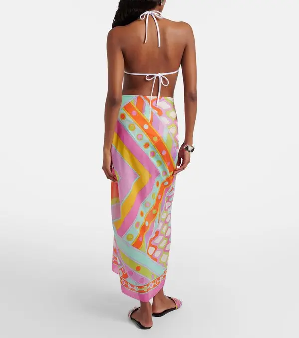 Emilio Pucci Vivara Cotton Beach Cover-up