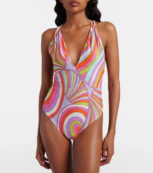 Emilio Pucci Iride One-piece Swimsuit - Multicoloured
