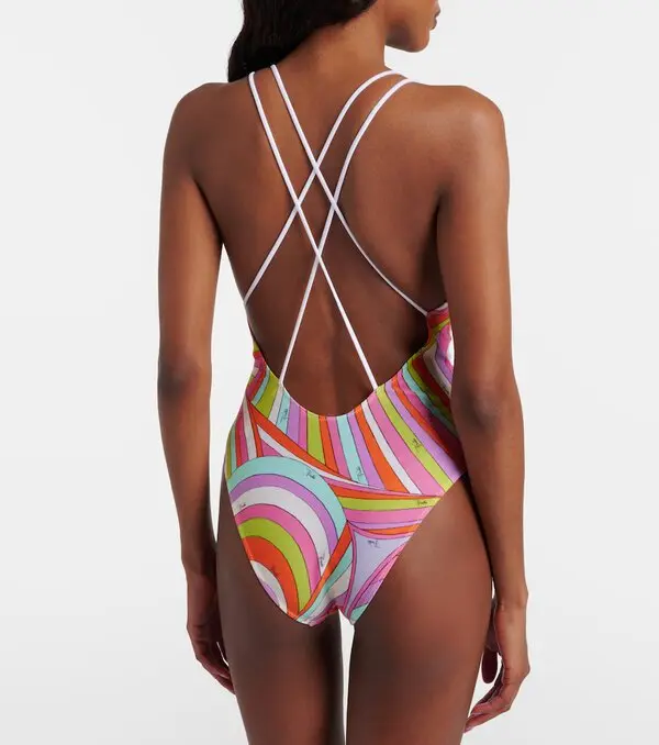 Emilio Pucci Iride One-piece Swimsuit - Multicoloured