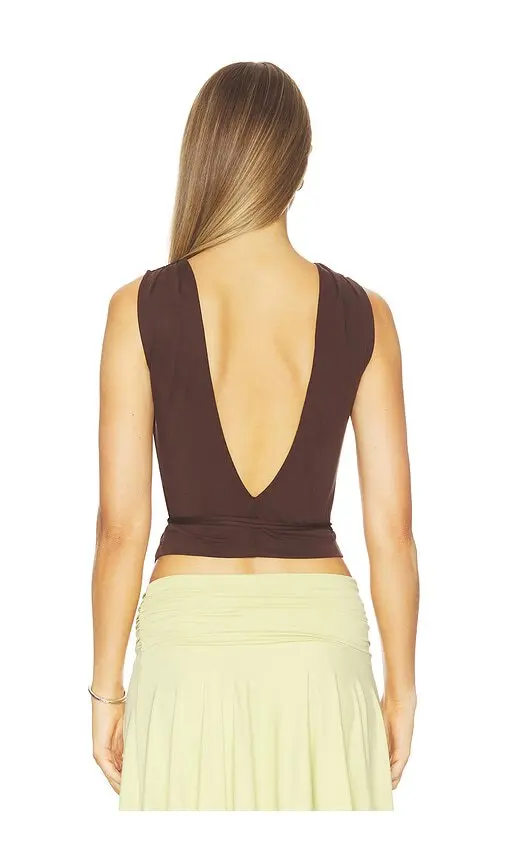 GEEL Portia Top - Chocolate