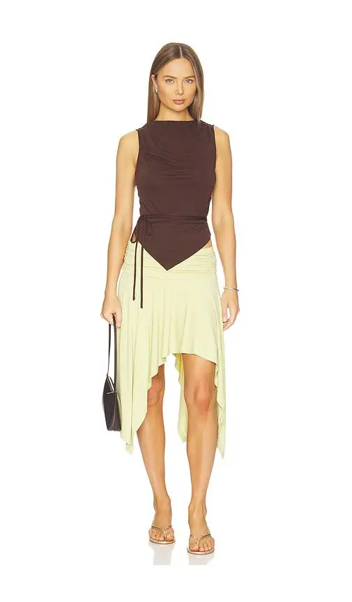 GEEL Portia Top - Chocolate