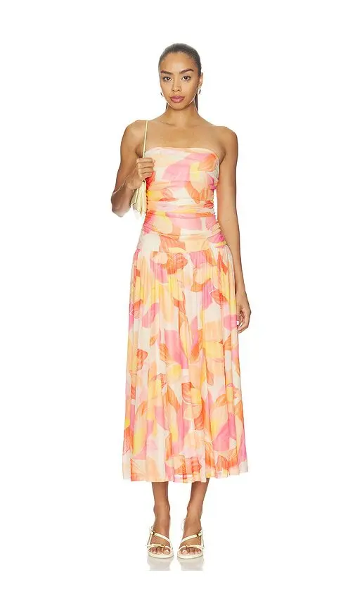 Minkpink Solana Mesh Midi Dress - Multi