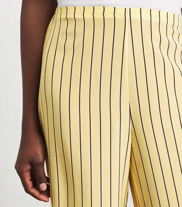 Staud Silk Stripe Stroll Trousers