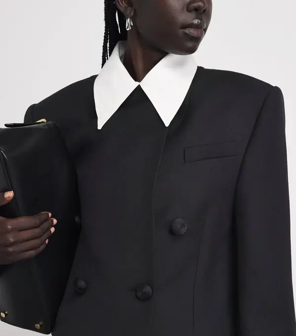 Camilla And Marc Wool Collarless Caius Blazer