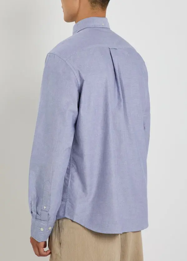 Gant Logo-embroidered Cotton Oxford Shirt