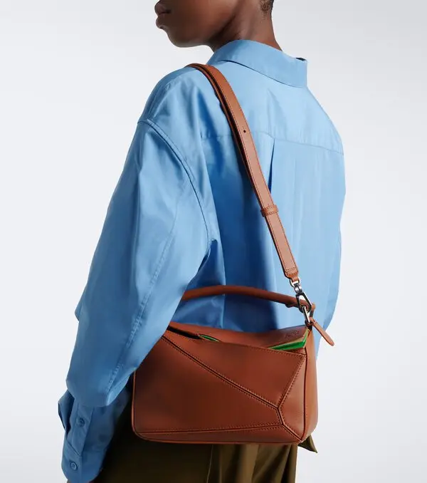 Loewe Small Layered Top-handle Bag - Brown