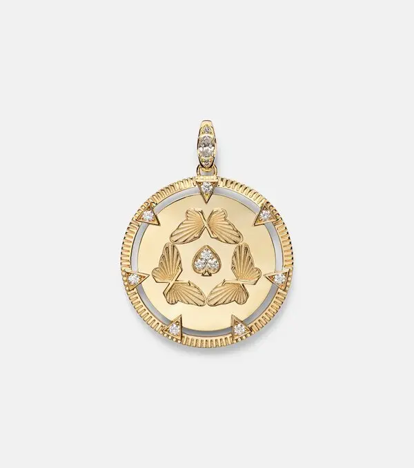 FOUNDRAE Reverie 18kt Yellow Diamond Pendant
