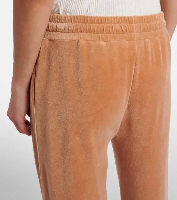 Chloé Cotton-blend Velour Sweatpants