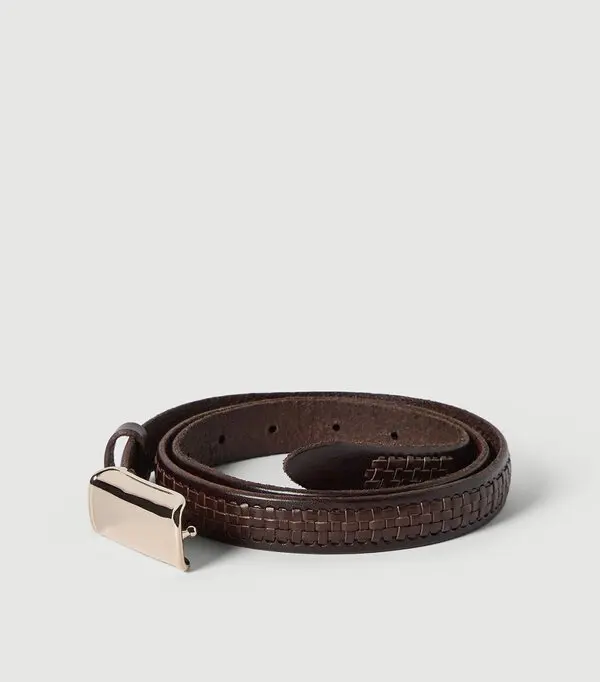Brunello Cucinelli Woven Leather Belt