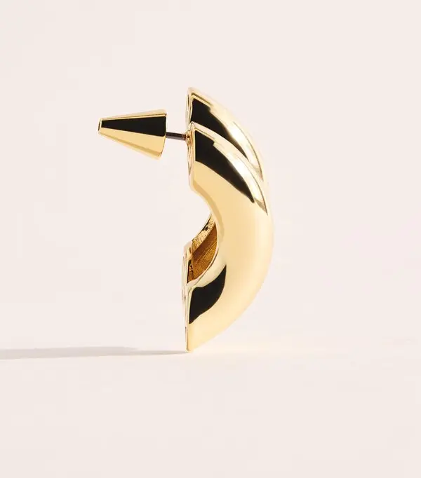 Eddie Borgo Plated Torsade Stud Earrings - Gold