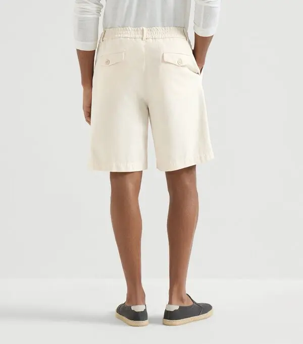 Brunello Cucinelli Cotton Gabardine Bermuda Shorts