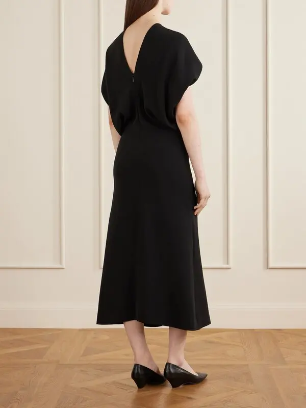 THE ROW Jeyra Silk Midi Dress