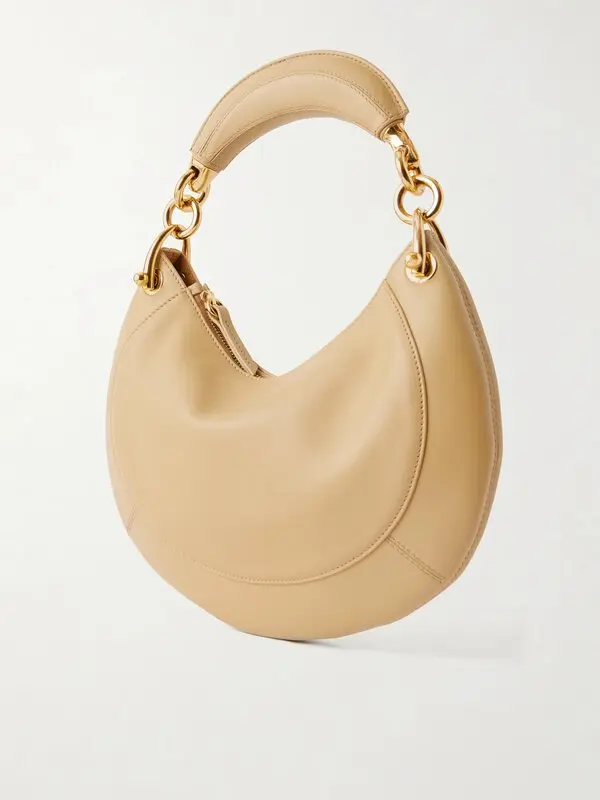 Chloé Banana Leather Shoulder Bag - Neutrals
