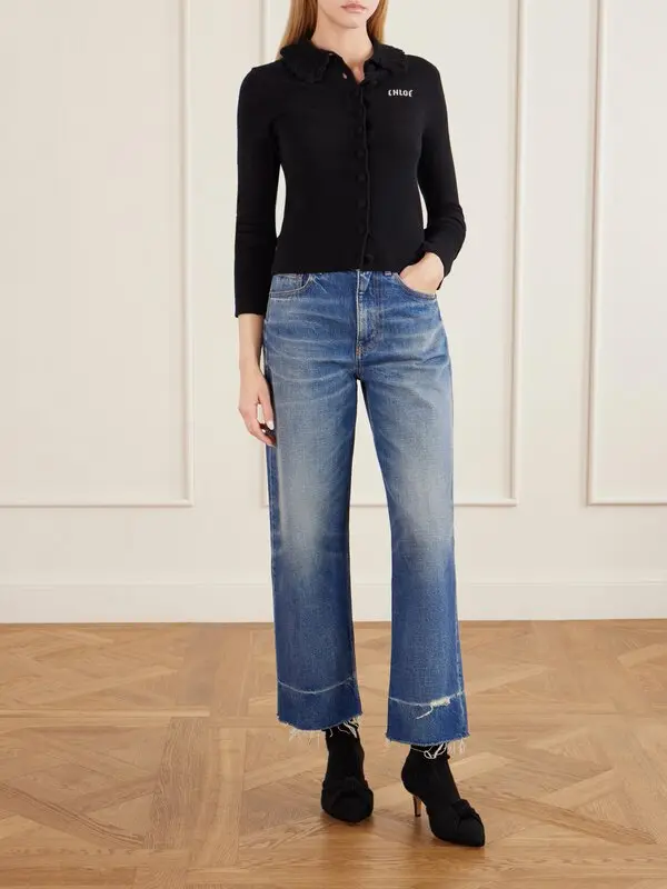 Chloé Knotted Knit Boots
