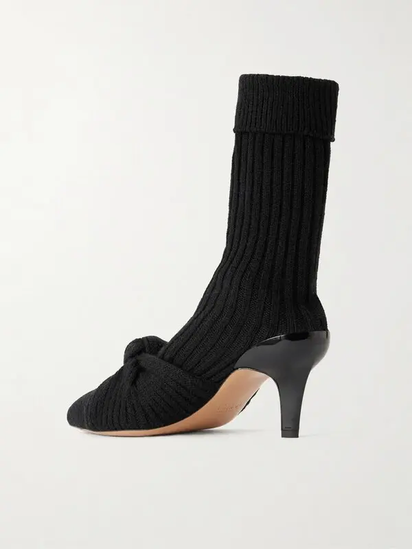 Chloé Knotted Knit Boots