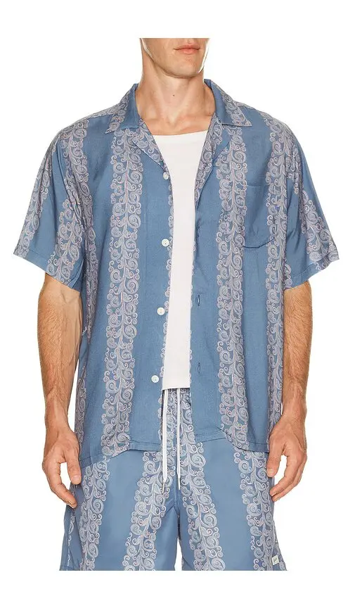 BATHER Coral Fiesta Printed Camp Shirt In . Also - Multi