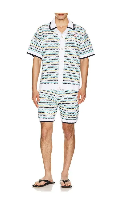 Casablanca Tuck Stitch Shorts