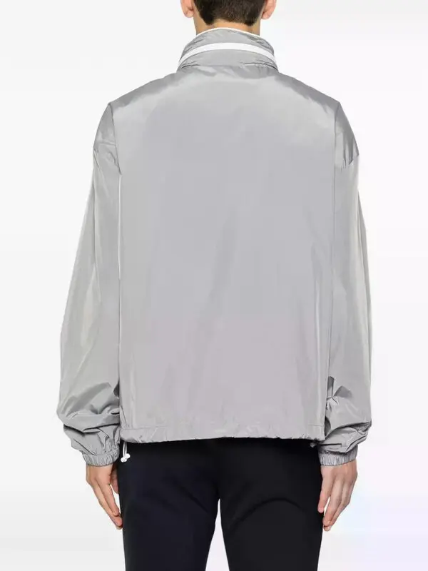Karl Lagerfeld High Neck Zip Up Lightweight Jacket