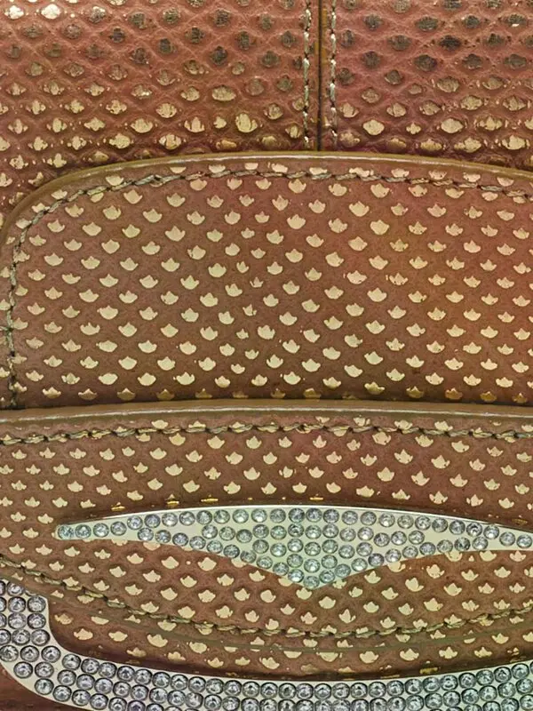 TOD'S Chain Crystal-embellished Flap Shoulder Bag