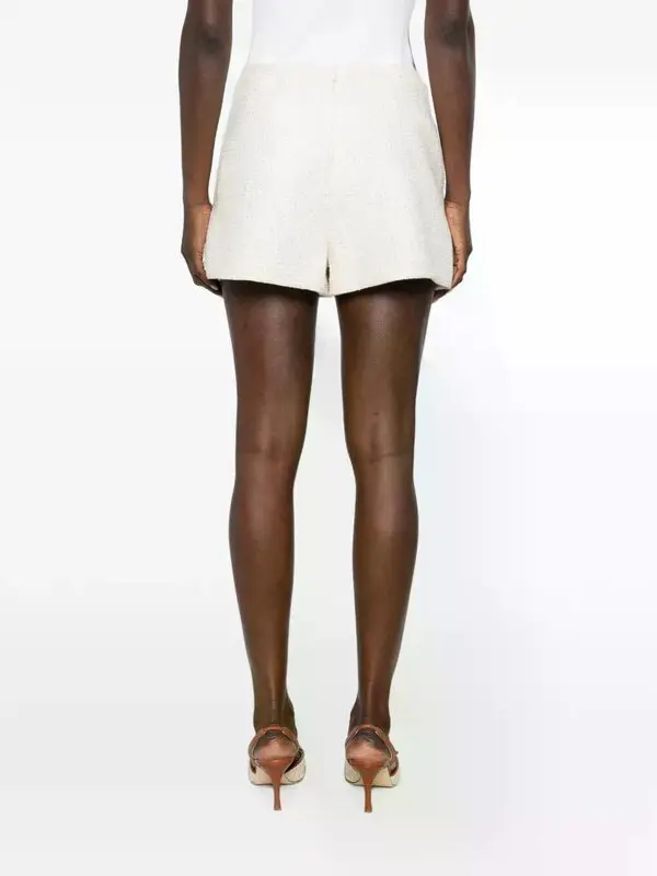 Maje Button-embellished Tweed Skort